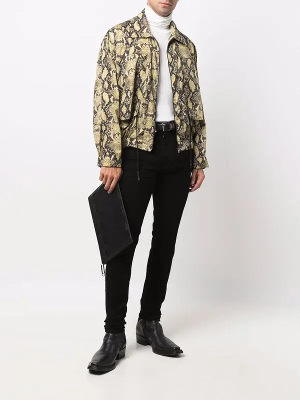 Amiri Logo-plaque Skinny Jeans