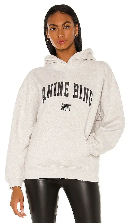 ANINE BING Sport Harvey Sweatshirt - Heather Grey