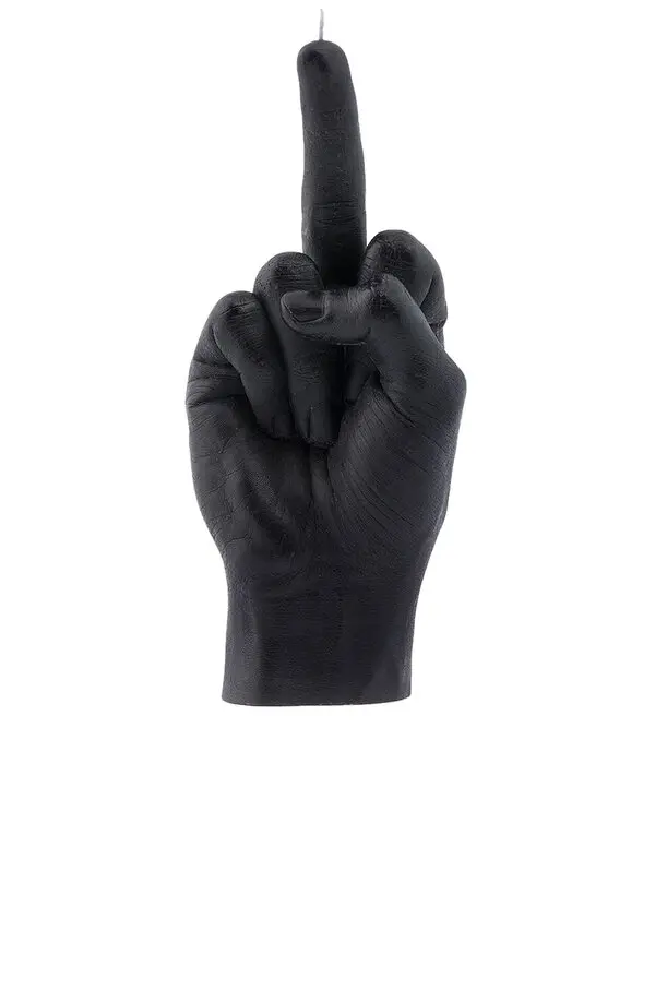 54 CELSIUS Candlehand F*ck You Candle - Black
