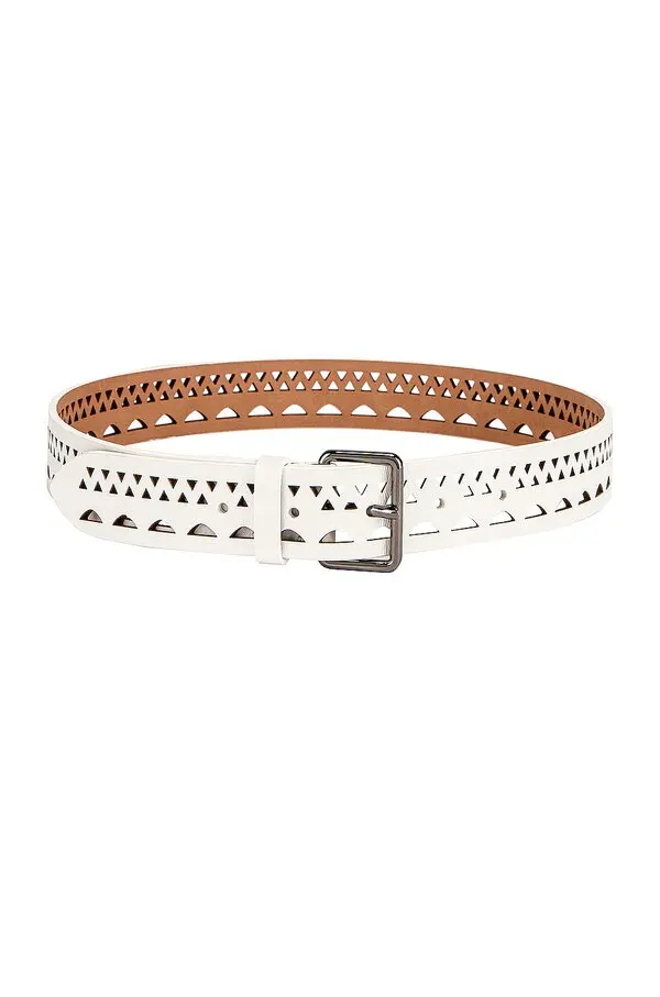 Alaïa Vienne Thin Belt - Blanc Optique