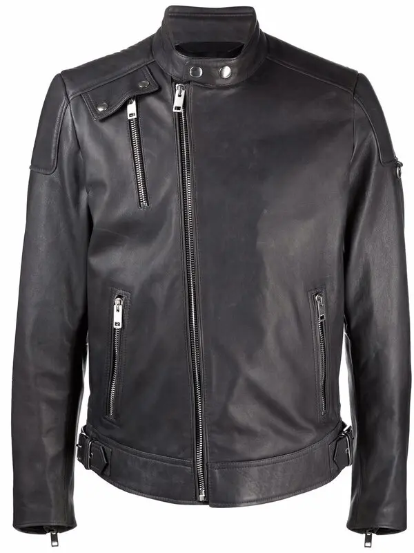 DIESEL® Leather Biker Jacket