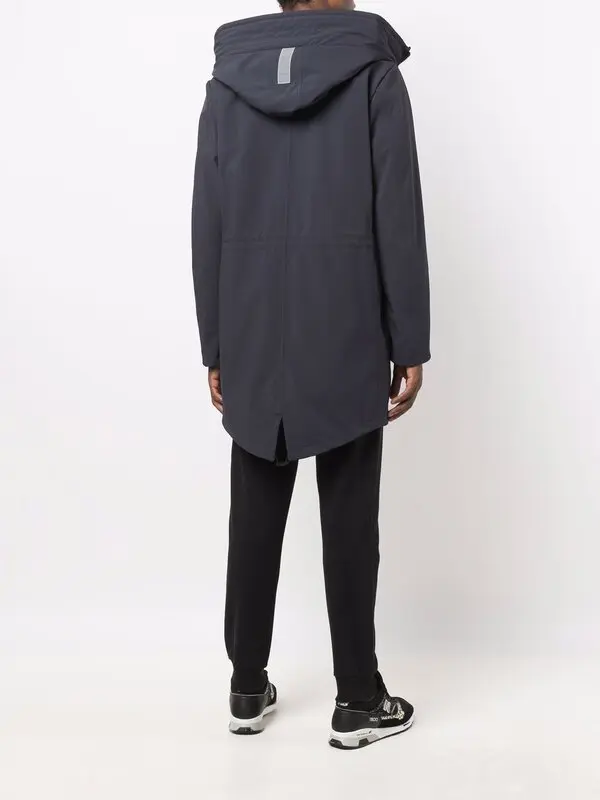 Peuterey Logo Patch Hooded Coat