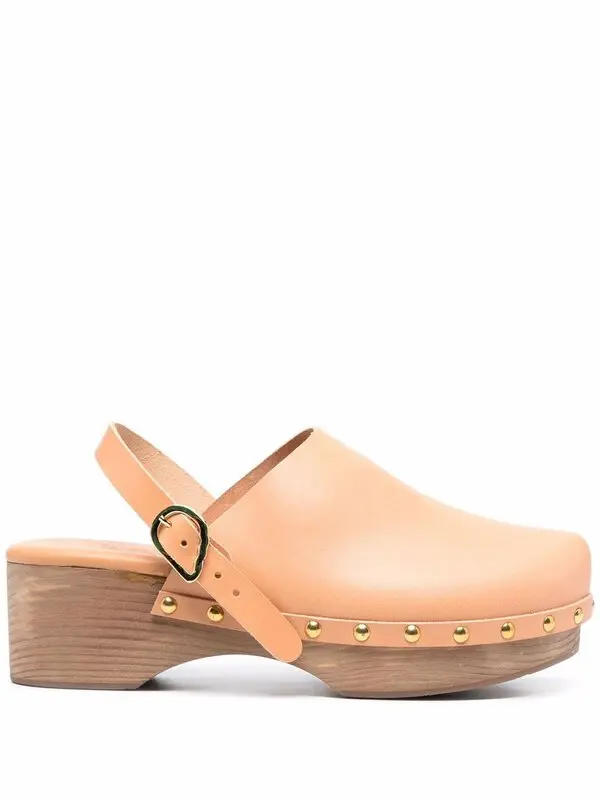 ANCIENT GREEK SANDALS Classic Clogs 70mm - Neutrals