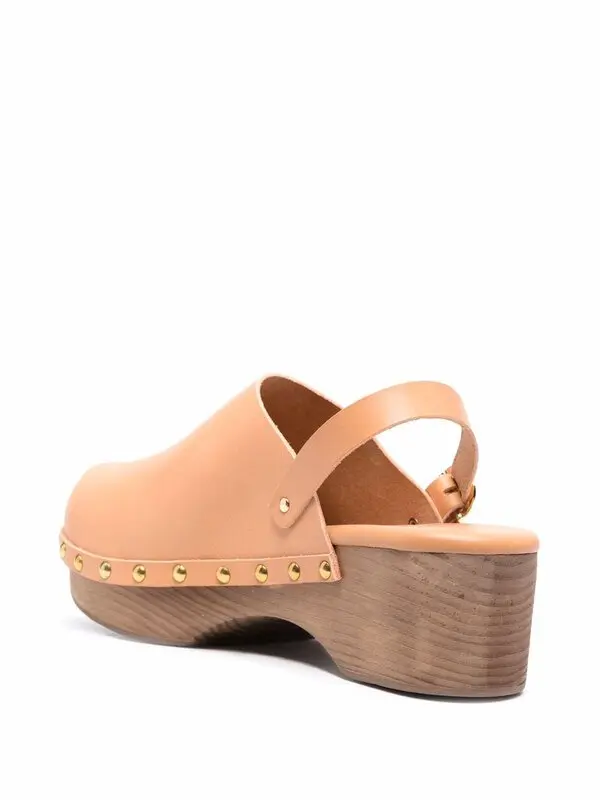 ANCIENT GREEK SANDALS Classic Clogs 70mm - Neutrals
