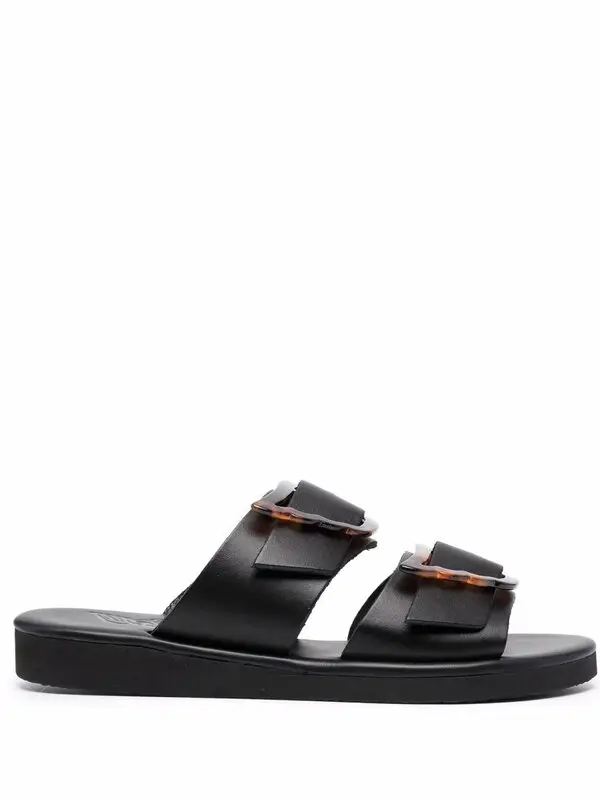 ANCIENT GREEK SANDALS Iaso Oversized-buckle Sandals