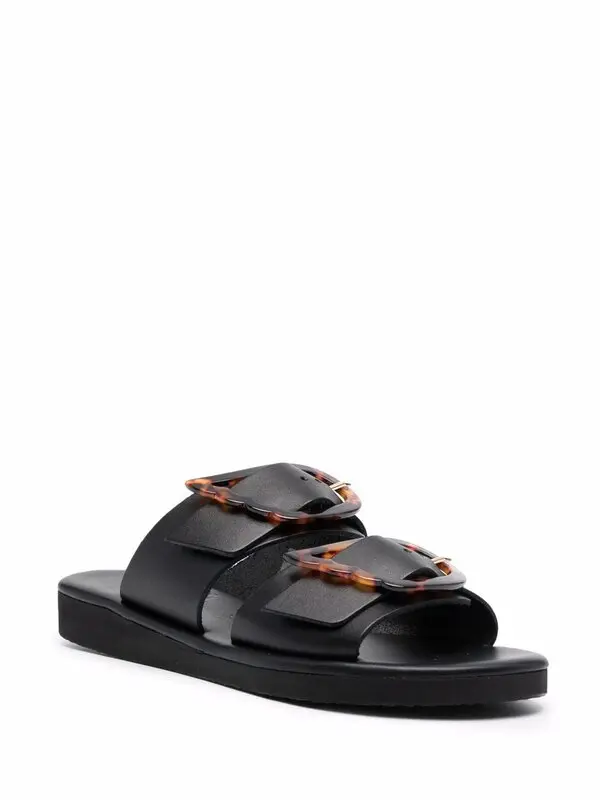 ANCIENT GREEK SANDALS Iaso Oversized-buckle Sandals
