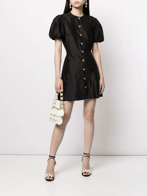 MACGRAW Sorbet Silk Mini Dress - Black