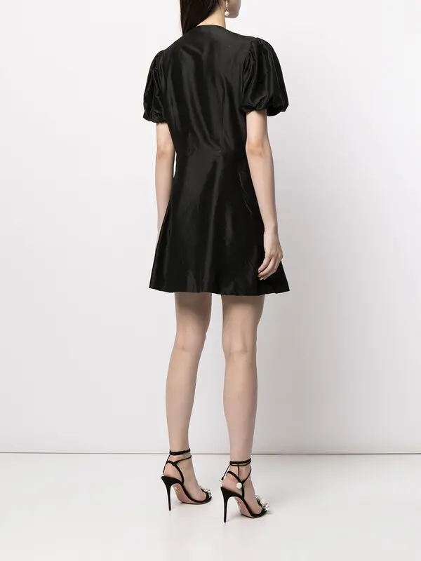 MACGRAW Sorbet Silk Mini Dress - Black