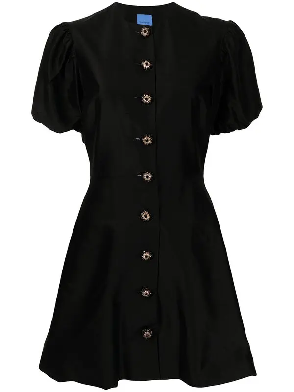 MACGRAW Sorbet Silk Mini Dress - Black