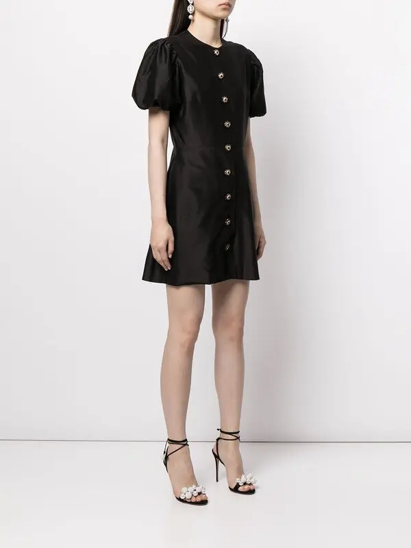MACGRAW Sorbet Silk Mini Dress - Black