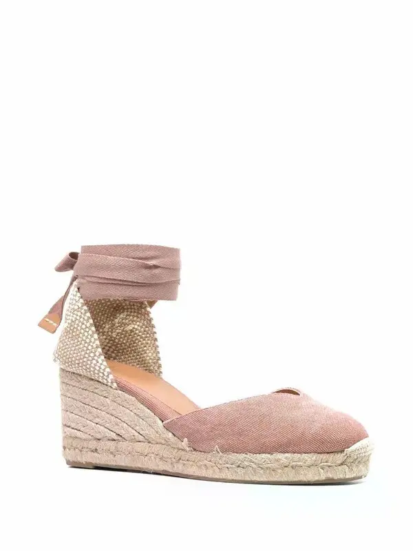 CastaÑer Chiara 70mm Wedge Espadrilles - Pink