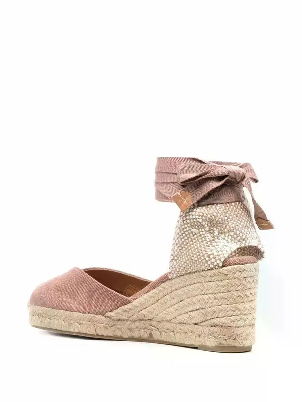 CastaÑer Chiara 70mm Wedge Espadrilles - Pink