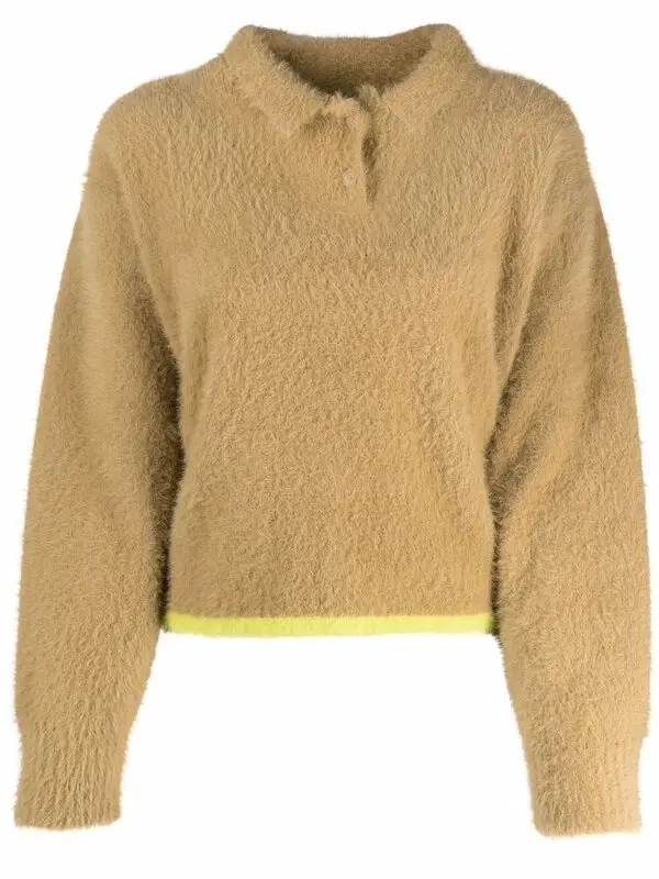 Jacquemus Neve Polo Jumper - Neutrals
