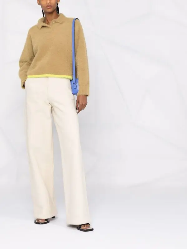 Jacquemus Neve Polo Jumper - Neutrals