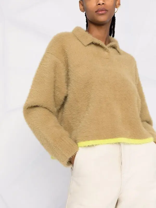 Jacquemus Neve Polo Jumper - Neutrals