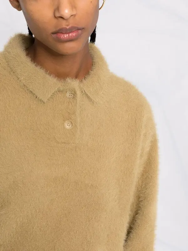 Jacquemus Neve Polo Jumper - Neutrals