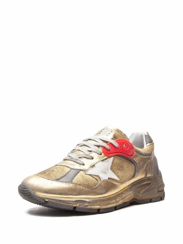 GOLDEN GOOSE Running Dad Net Sneakers - Gold