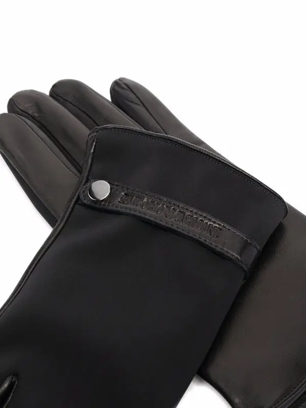 Emporio Armani Classic Leather Gloves