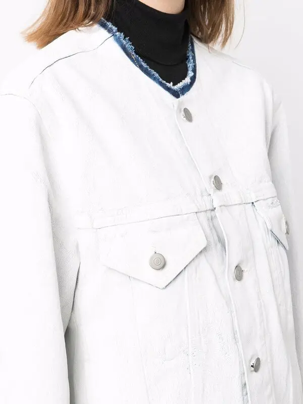 MAISON MARGIELA Collarless Denim Jacket