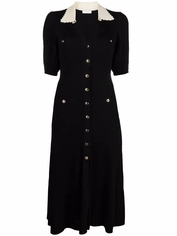 Sandro Lauralie V-neck Maxi Dress