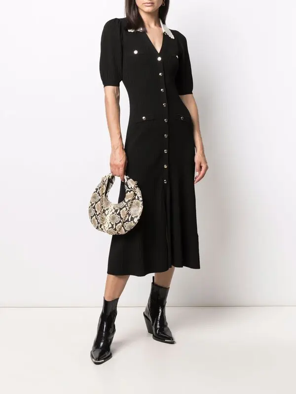 Sandro Lauralie V-neck Maxi Dress