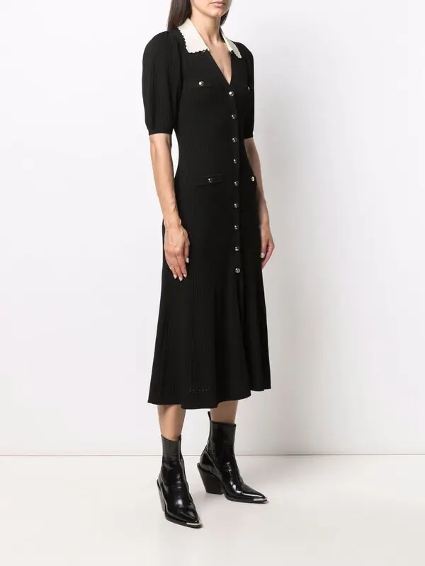 Sandro Lauralie V-neck Maxi Dress