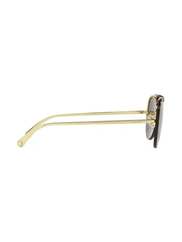 Versace Medusa Glam Aviator Sunglasses - Gold