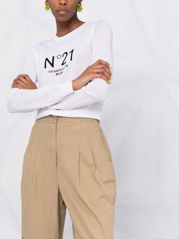 N°21 Virgin Wool Logo Jumper