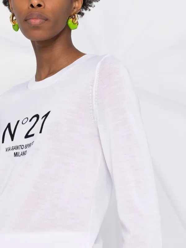 N°21 Virgin Wool Logo Jumper