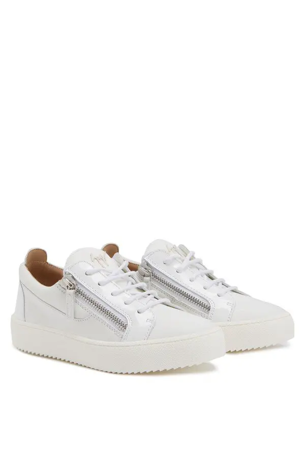 GIUSEPPE ZANOTTI Gail Leather Sneakers - White