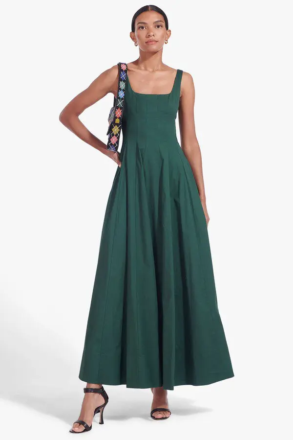 blue floral chiffon midi dress Novara Chiffon Midi Dress in Chelsea Floral Blue