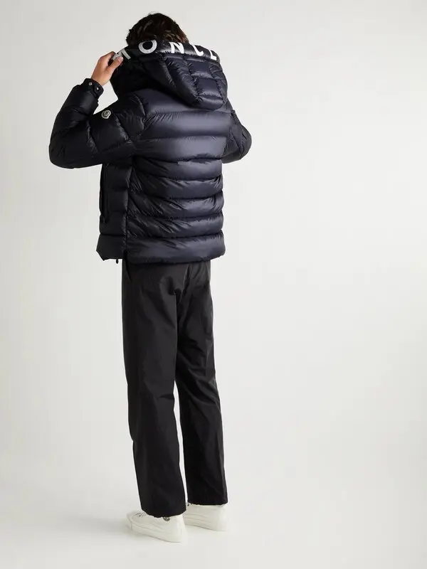 Moncler Salzman Logo-print Quilted Shell Down Jacket