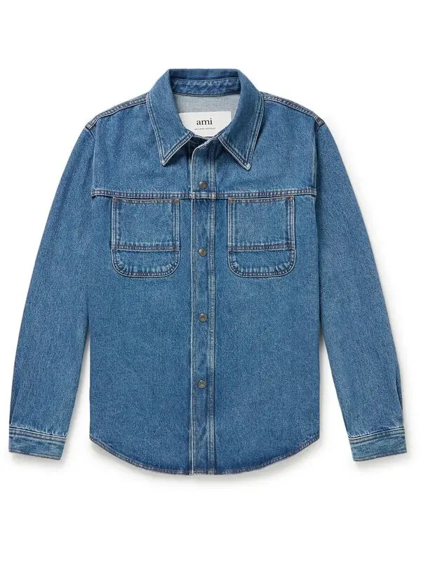 AMI Paris Denim Overshirt