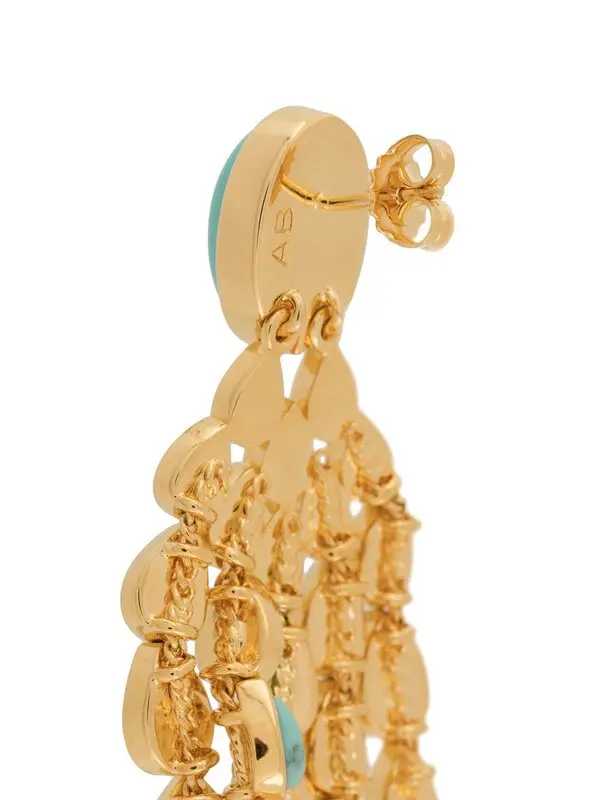 AURÉLIE BIDERMANN Cherokee Turquoise Drop Earrings