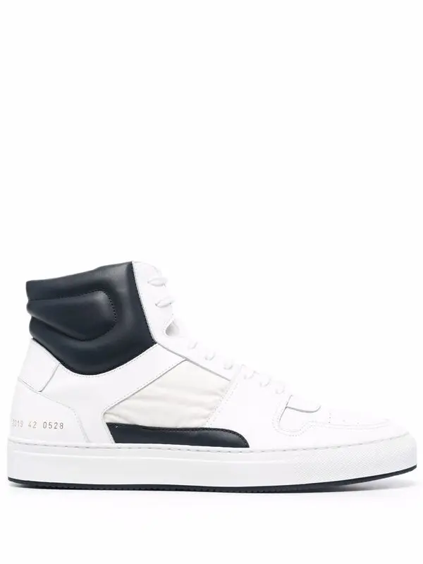 COMMON PROJECTS High-top Panelled Sneakers