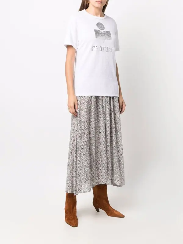 MARANT ETOILE Logo-print T-shirt - White