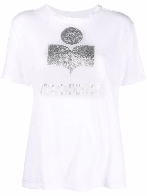 MARANT ETOILE Logo-print T-shirt - White