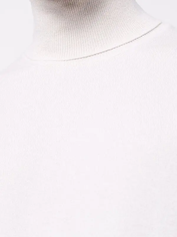 Malo Roll Neck Cashmere Jumper - Neutrals