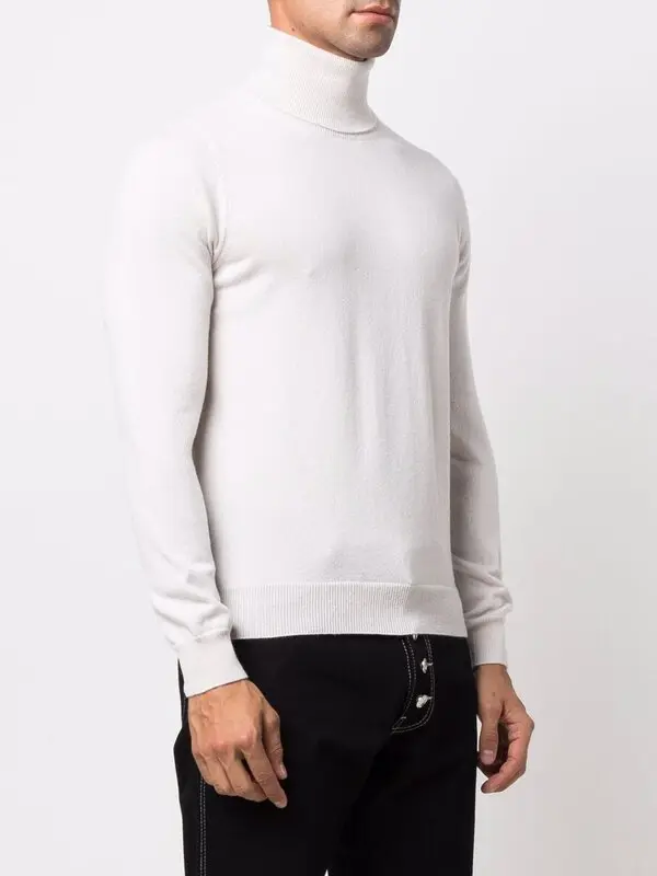 Malo Roll Neck Cashmere Jumper - Neutrals