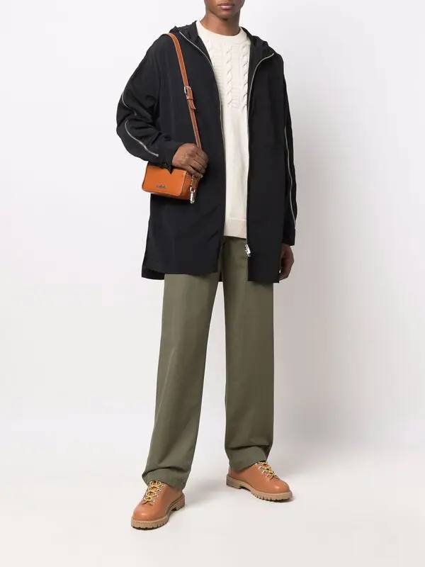 Jacquemus Zip-sleeve Hooded Coat