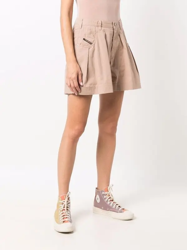 DIESEL® Compact Twill A-line Shorts