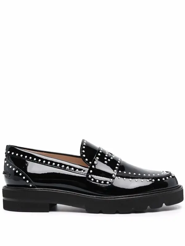 STUART WEITZMAN Parker Studded Loafers