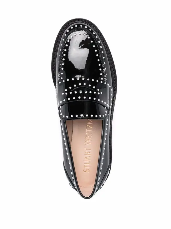 STUART WEITZMAN Parker Studded Loafers