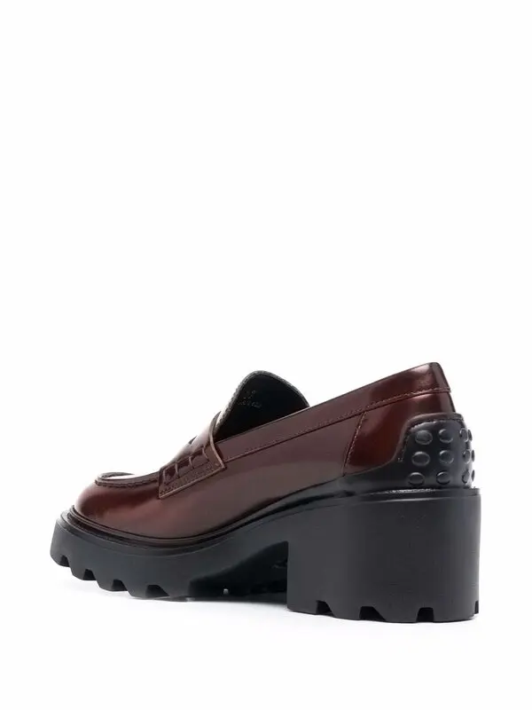 TOD'S Leather Penny Loafers
