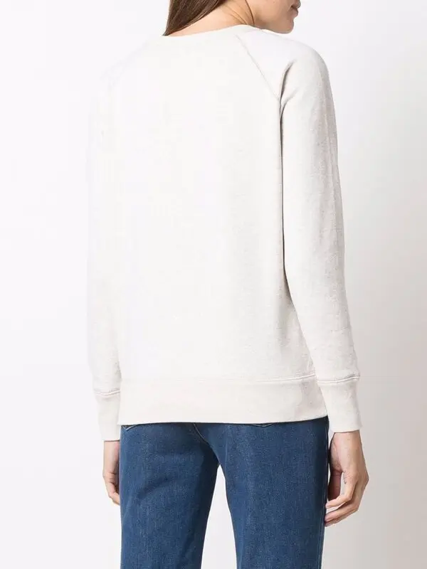 MARANT ETOILE Logo-print Sweatshirt - Neutrals