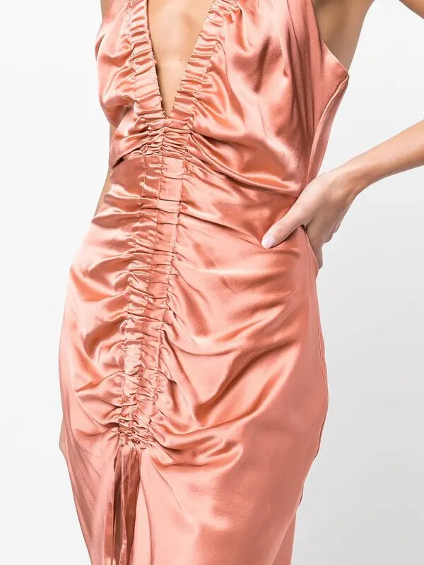 NICHOLAS Halterneck Draped Dress