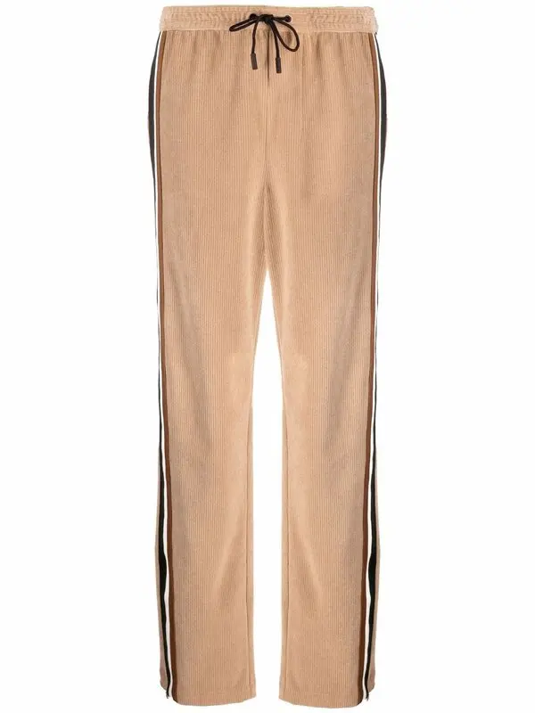 Dsquared2 Side-stripe Corduroy Track Pants - Neutrals
