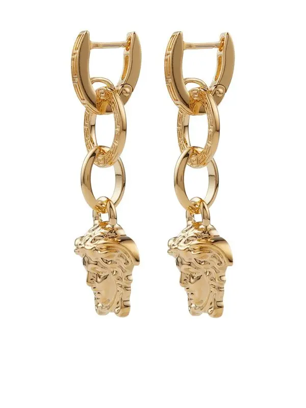 Versace Medusa Drop Earrings