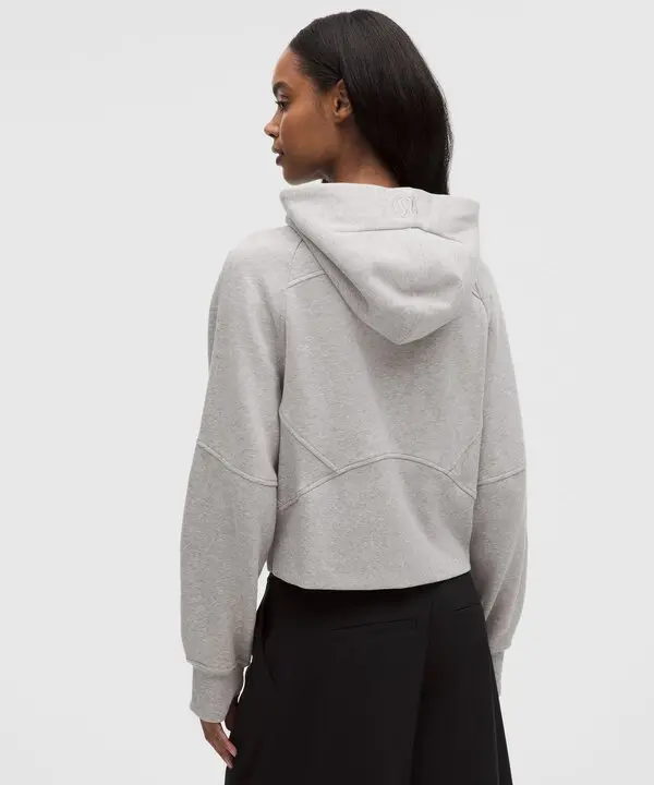 Lululemon Scuba Oversized Full-zip Hoodie - Heathered Core Medium Grey