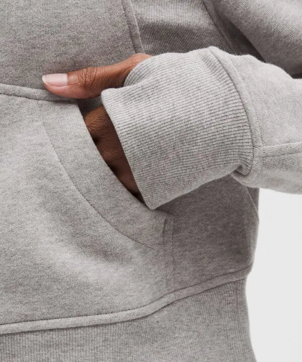Lululemon Scuba Oversized Full-zip Hoodie - Heathered Core Medium Grey
